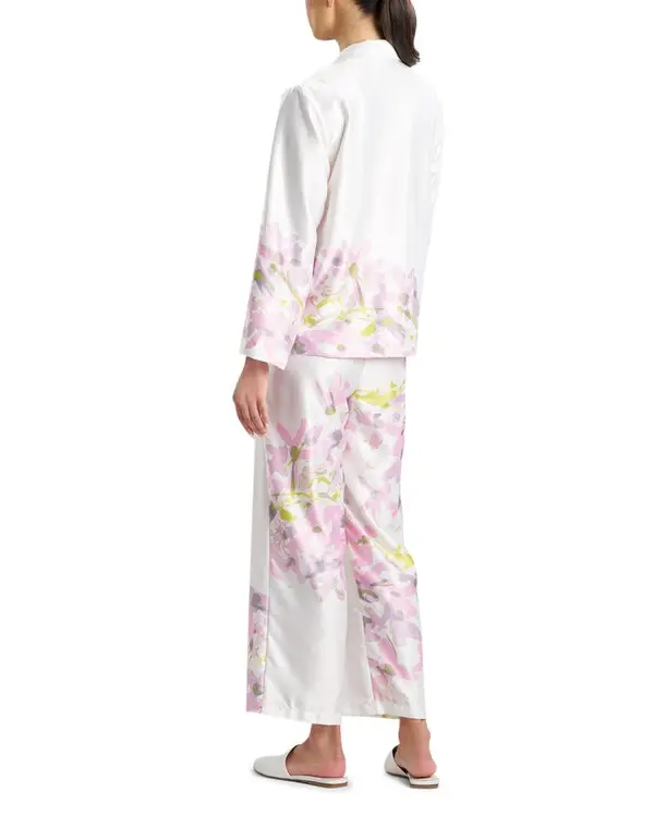Natori Sumi E Floral Print Pajama Set