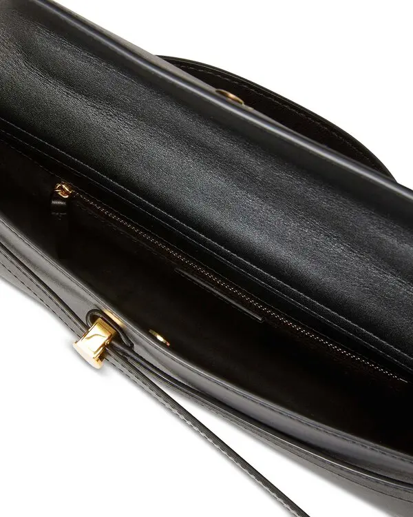 Veronica Beard Dash Clutch - Black Leather