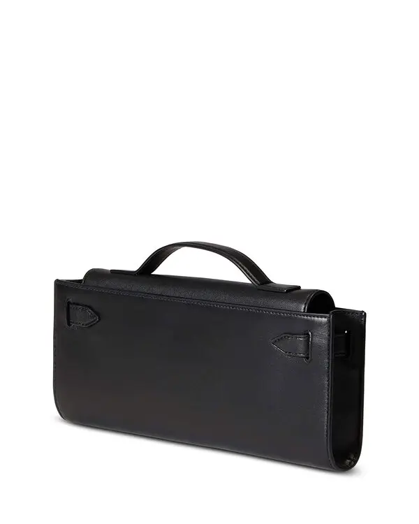 Veronica Beard Dash Clutch - Black Leather
