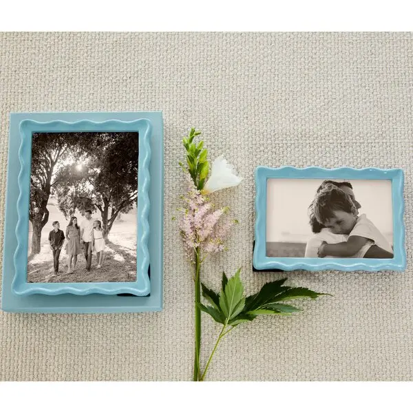 MARIPOSA Wavy 4 X 6 Frame - Aqua