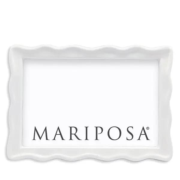 MARIPOSA Wavy 4 X 6 Frame - White