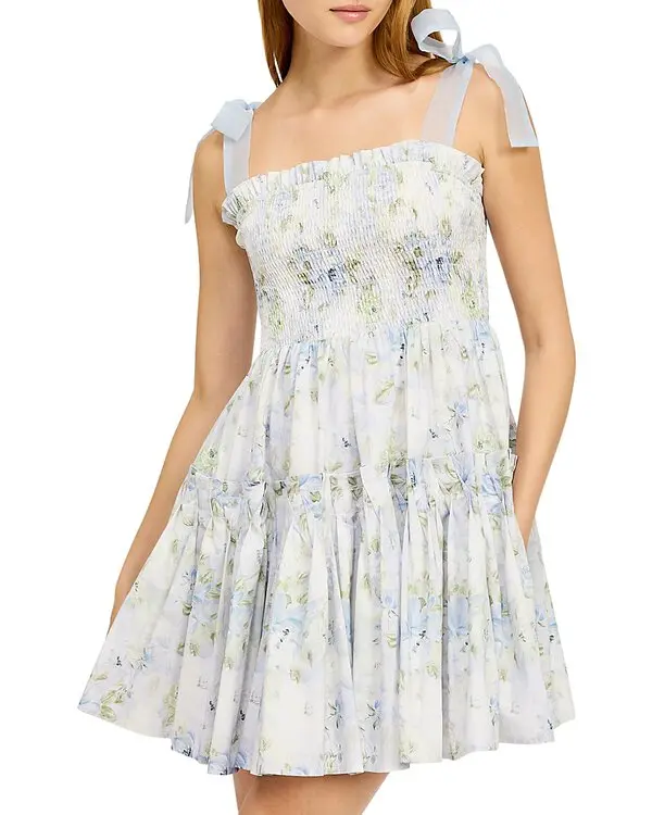 en saison blue floral dress Ashley Blue Floral Formal Maxi Dress - US 2 main image 1
