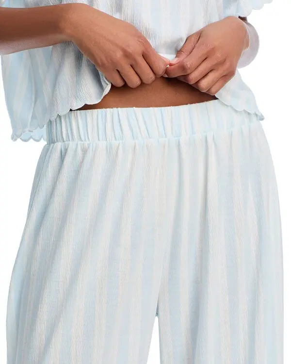 Aqua Butter Knit Tee And Pants Pajama Set Exclusive