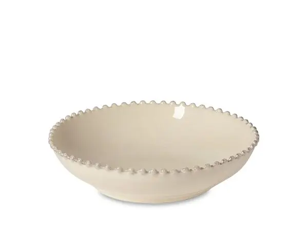 COSTA NOVA White Pearl Pasta Bowl - Cream