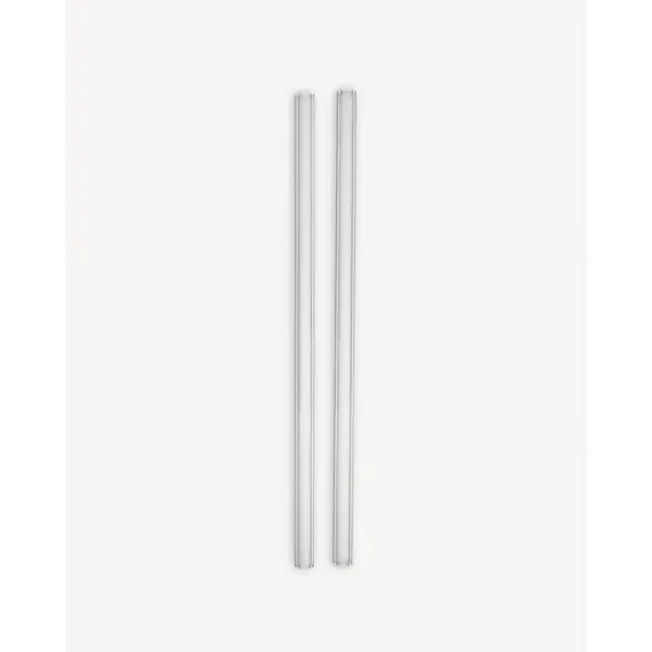 KOSTA BODA Sipsavor Glass Straws, Set Of 2 - Clear