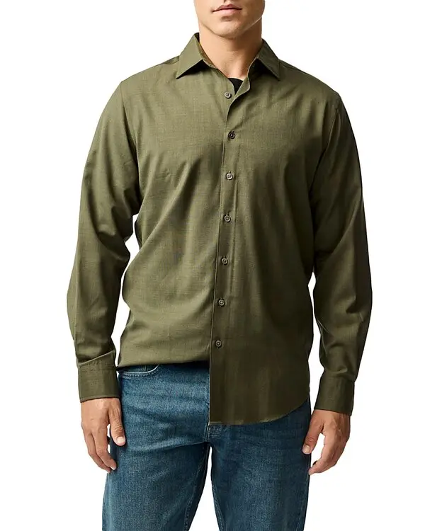 Rodd & Gunn Esk Valley Long Sleeve Shirt - Pine