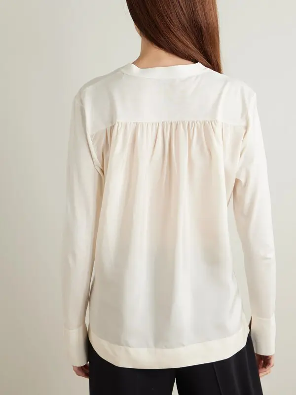 JOSEPH Cotton And Silk-blend Cardigan