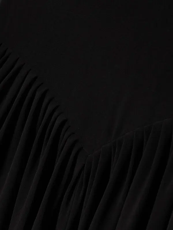 Norma Kamali Kenny Draped Stretch-jersey Jumpsuit