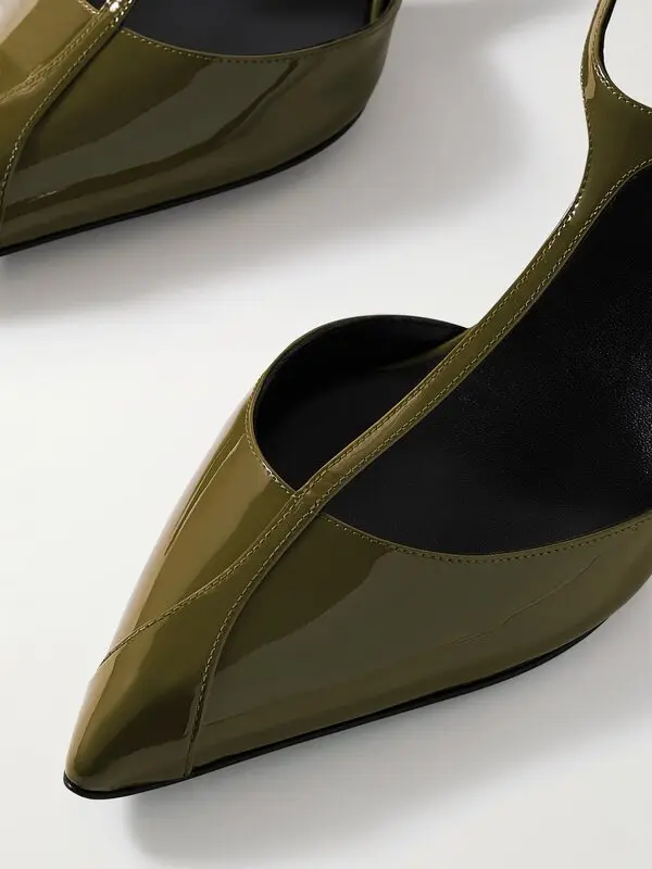 Khaite Mia Patent-leather Pumps