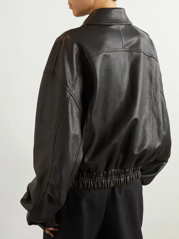 Saint Laurent Aviator Leather Jacket