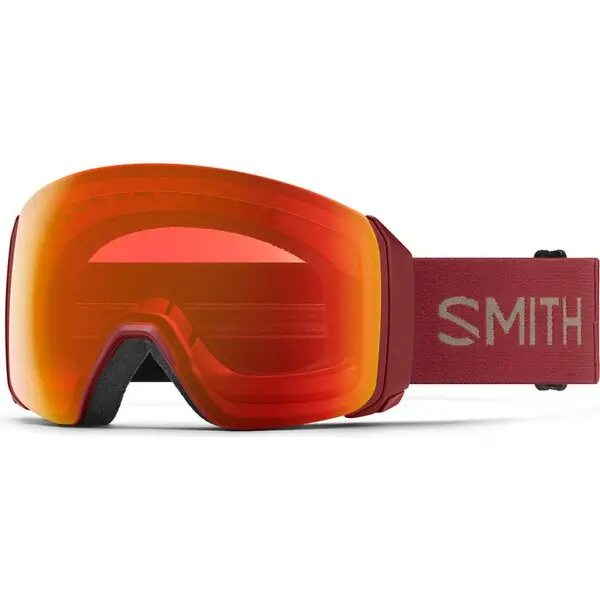 SMITH 4d Mag™ Xl Chromapop® Snow Goggles - Ironwood/chromapop Red