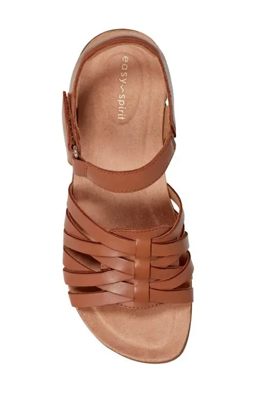 Easy Spirit Marlene Quarter Strap Sandal - Brown