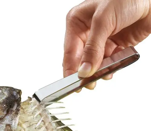 KUCHENPROFI Stainless Steel Fishbone Tweezers