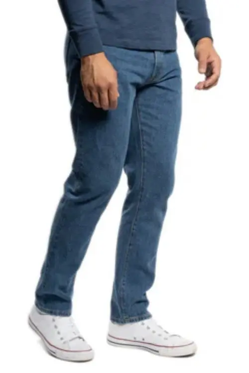 PETER MANNING NYC Johnny Stretch Slim Fit Jeans - Original Blue