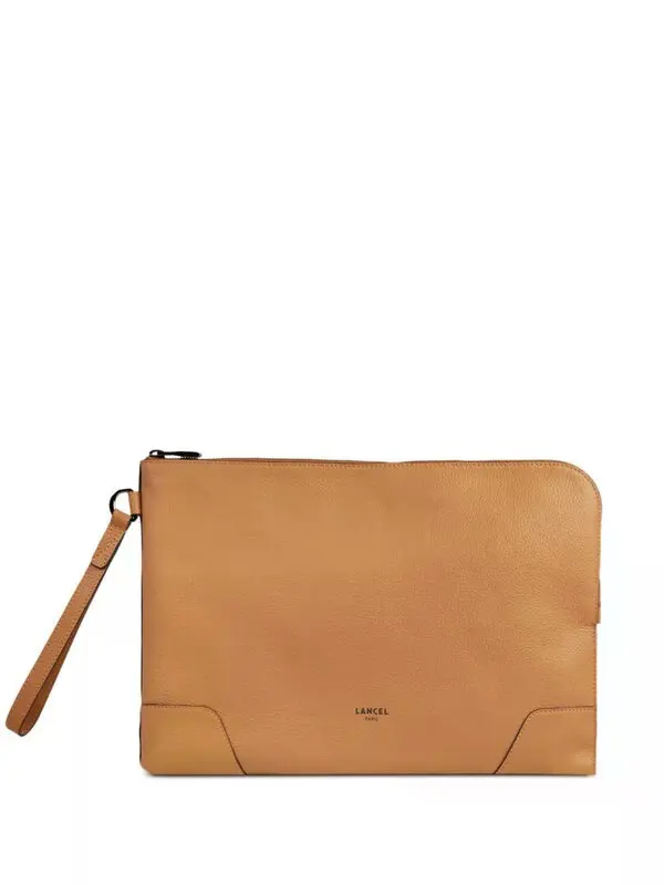 LANCEL Charlie Clutch - Brown