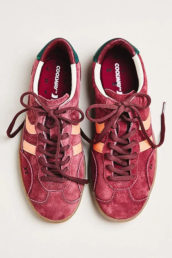 COOLWAY Kizuna Low-top Sneakers - Burgundy