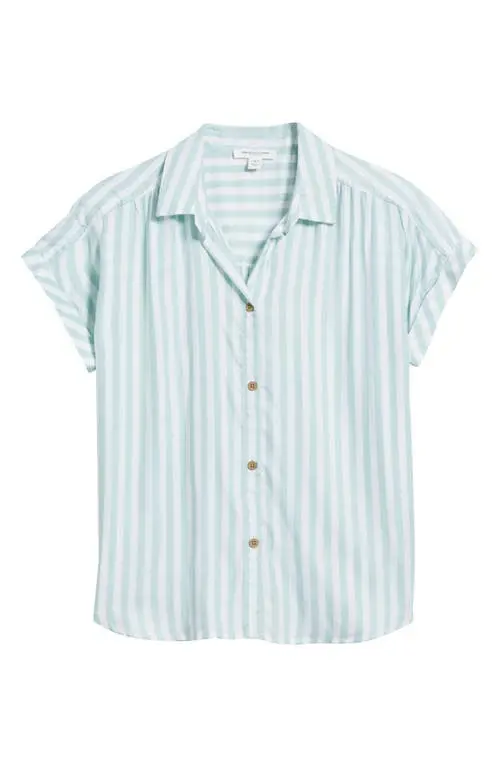 BEACHLUNCHLOUNGE Darby Short Sleeve Shirt - Pond Green