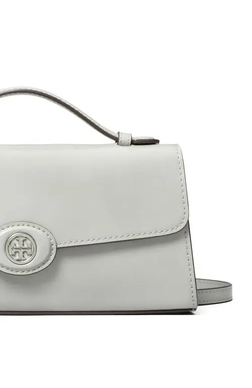 Tory Burch Robinson Spazzolato Top Handle Crossbody