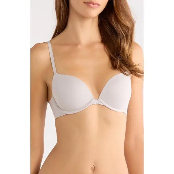 Calvin Klein Push-up Plunge Bra - Ashes Of Roses