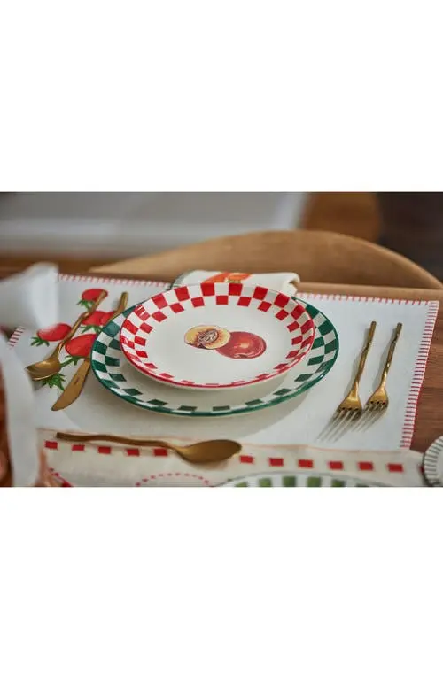 MISETTE Set Of 4 Assorted Embroide Placemats