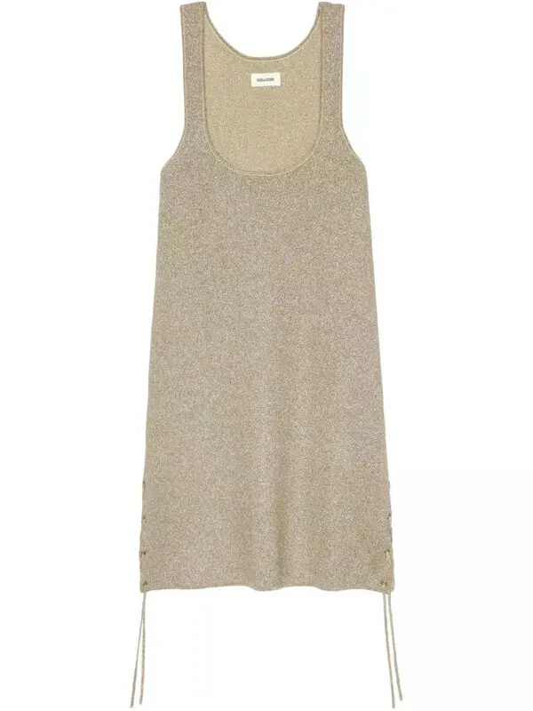 Zadig&Voltaire Daby Mini Dress - Gold