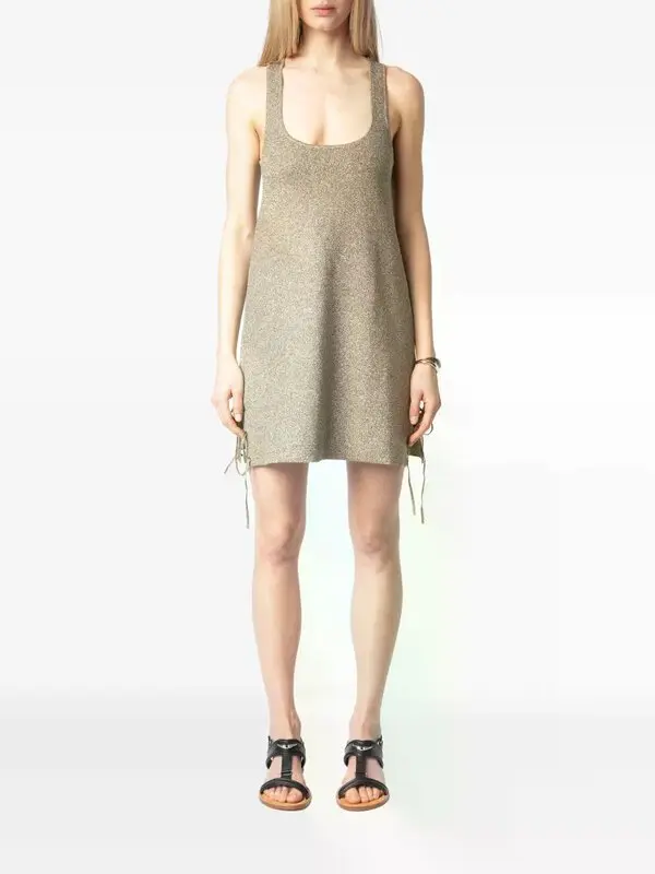 Zadig&Voltaire Daby Mini Dress - Gold