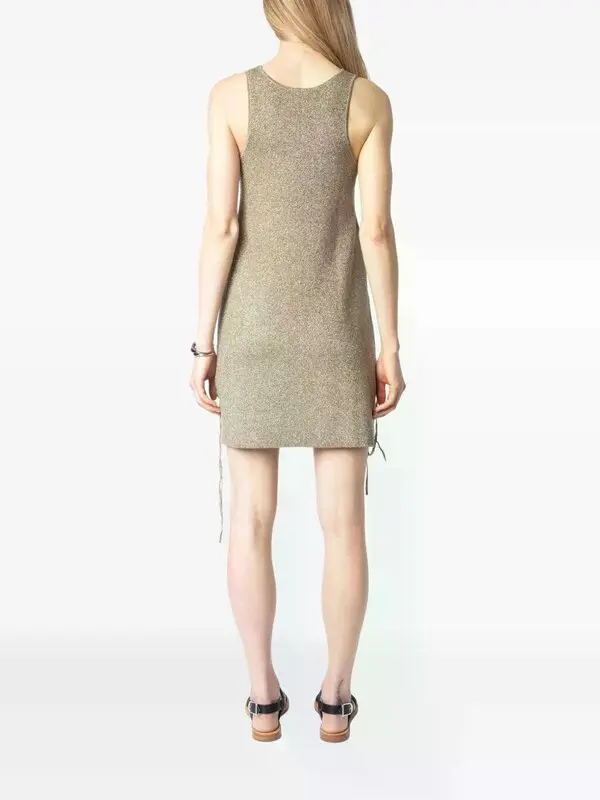 Zadig&Voltaire Daby Mini Dress - Gold