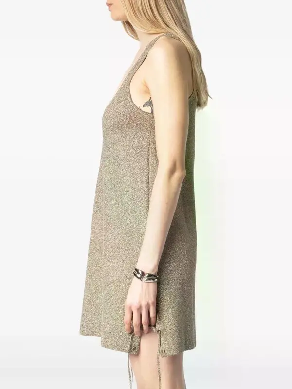 Zadig&Voltaire Daby Mini Dress - Gold