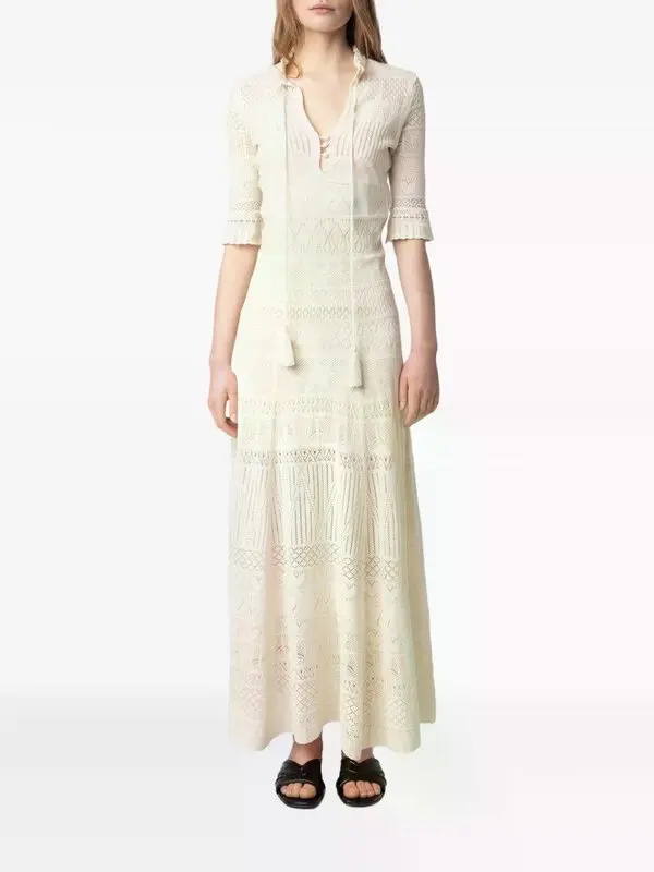 Zadig&Voltaire Memphis Dress Neutrals 10% Off Editorialist