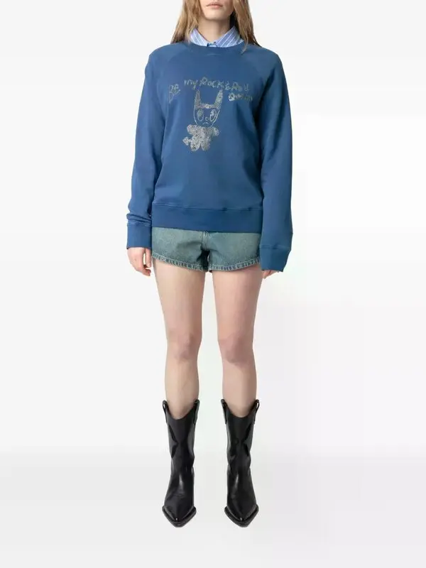 Zadig&Voltaire Devil Queen Sweatshirt - Blue
