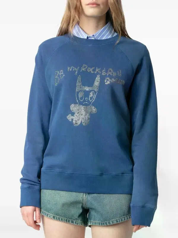 Zadig&Voltaire Devil Queen Sweatshirt - Blue