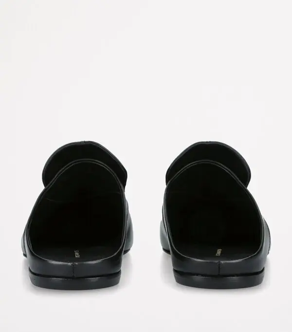 Dries Van Noten Leather Square-toe Mules
