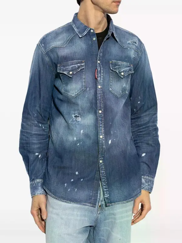 Dsquared2 Denim Shirt - Blue