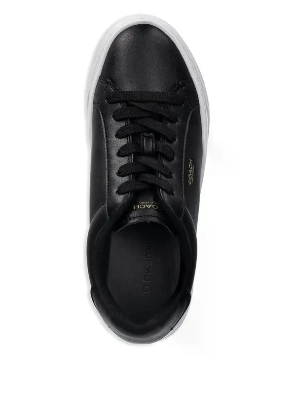 COACH® Leather Low Top Sneakers