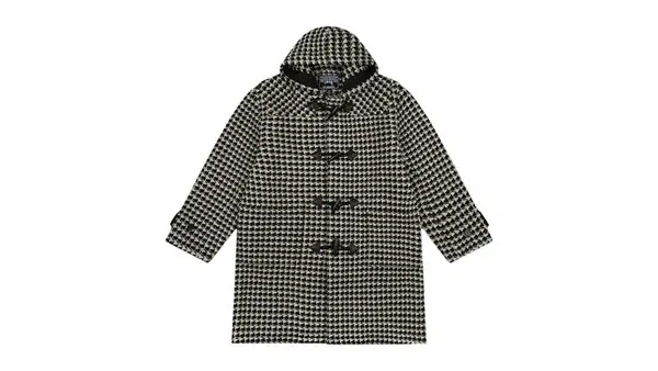 DENIM TEARS X Stussy Spade Jacquard Duffle Coat