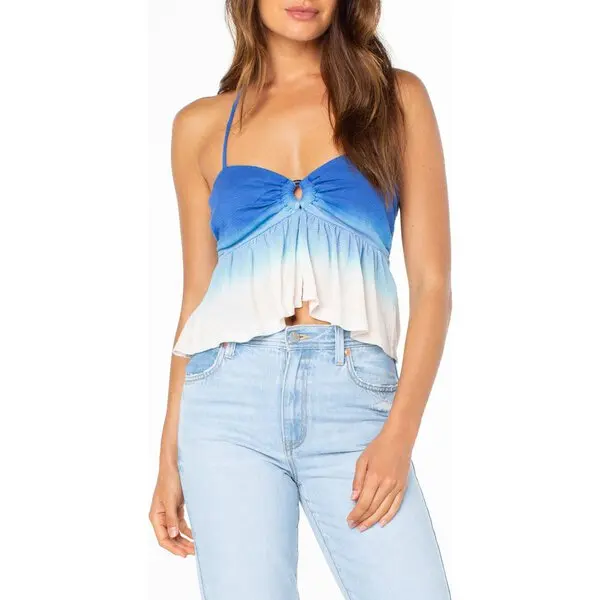 Roxy Magic Hour Ombré Halter Top - Surf The Web Tie Dye