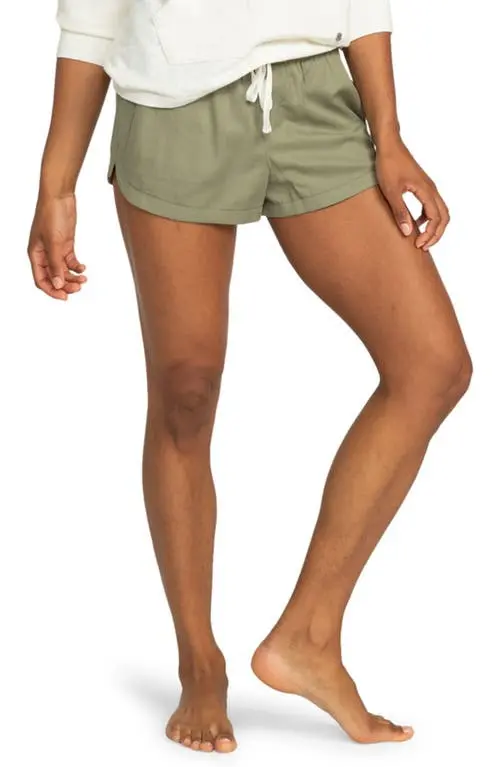 Roxy Cotton Blend Twill Shorts