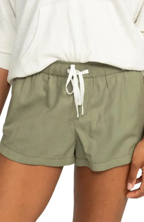Roxy Cotton Blend Twill Shorts