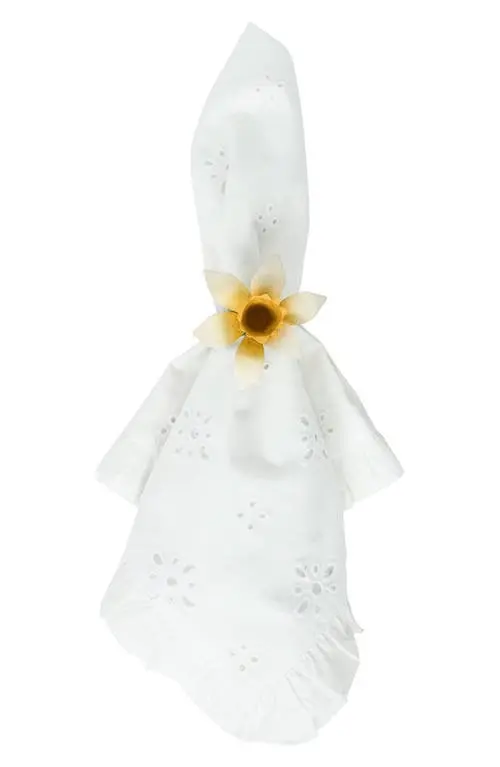 JULISKA Meadow Set Of 4 Napkin Rings - Multi