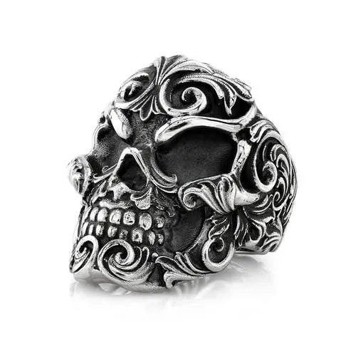 ROOM101 07 Filigree Skull Ring