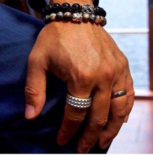 ROOM101 Filigree Skull Bead Bracelet