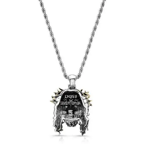 ROOM101 Jesus Piece Pendant - Silver/gold