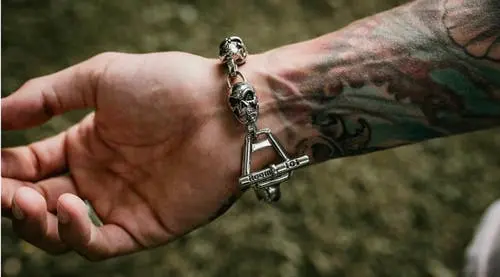ROOM101 Skull Link Bracelet