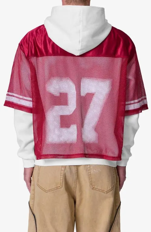 Mnml Layered Jersey Hoodie