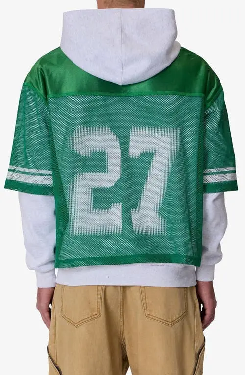 Mnml Layered Jersey Hoodie