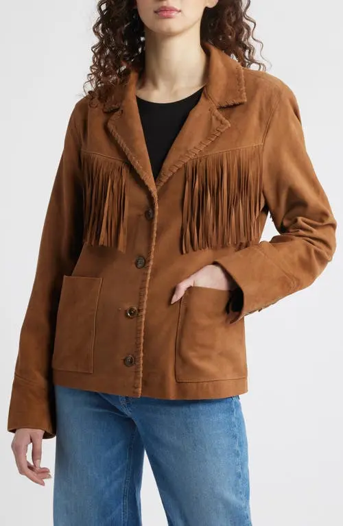 Paige Maronti Fringed Suede Jacket