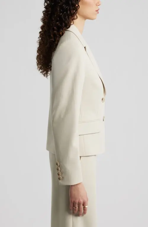 Nordstrom The Hanna Slim Fit Blazer - Beige Oatmeal