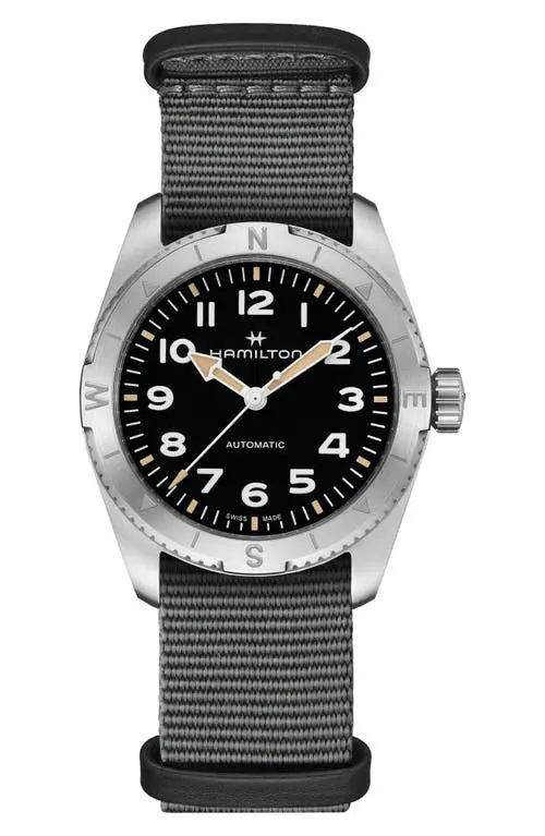 Hamilton Khaki Field Expedition Automatic Strap Watch - Black