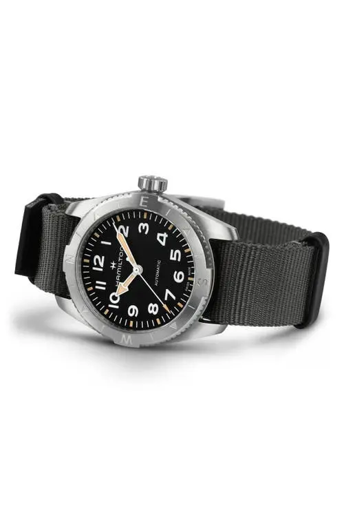 Hamilton Khaki Field Expedition Automatic Strap Watch - Black