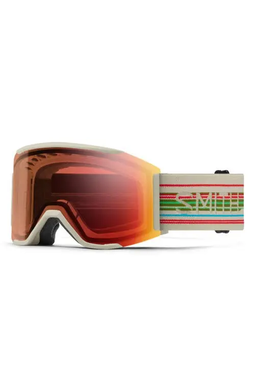 SMITH Squad Mag™ Snow Goggles - Chalk Straight Line /red